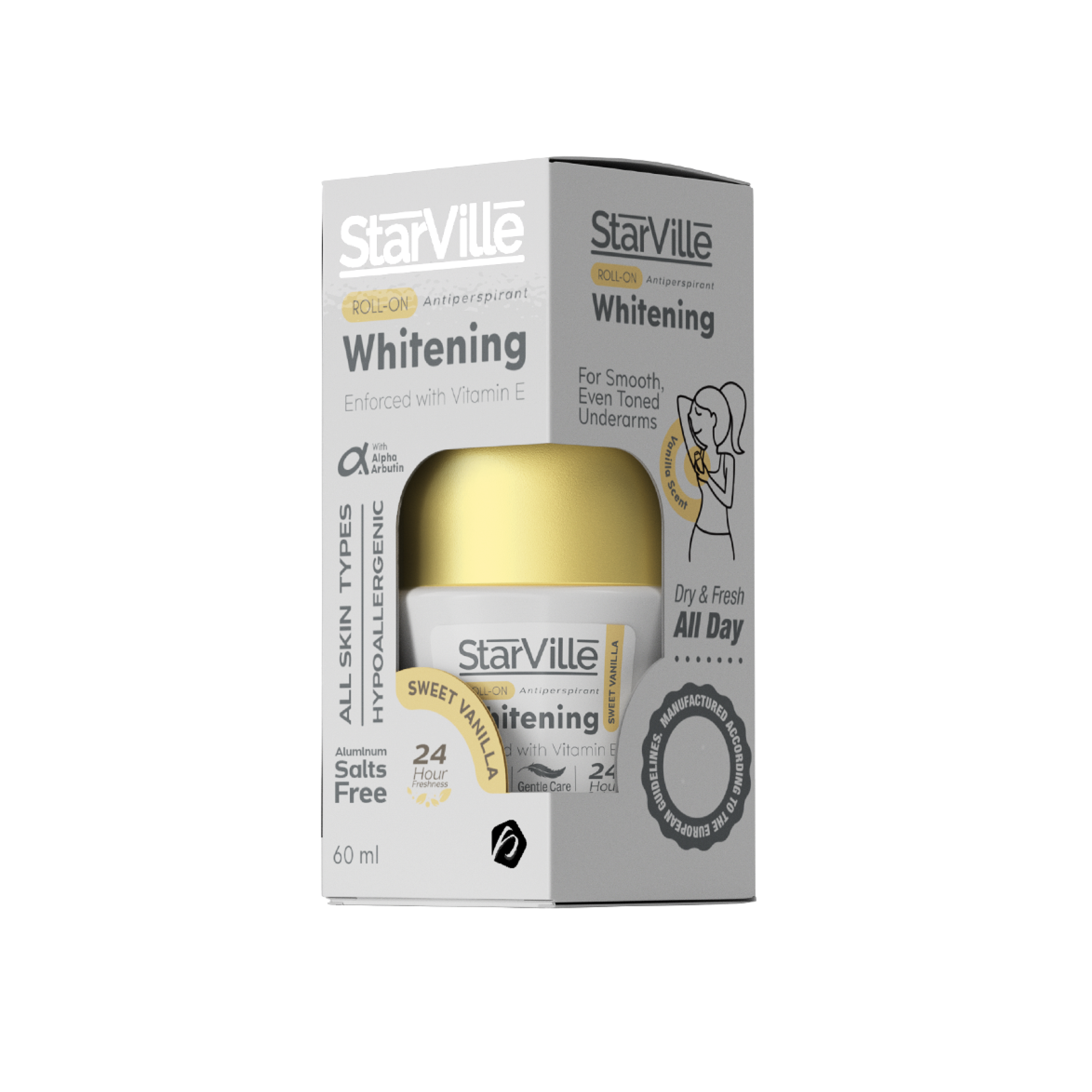 Starville Whitening Roll on Sweet Vanilla 60 ml