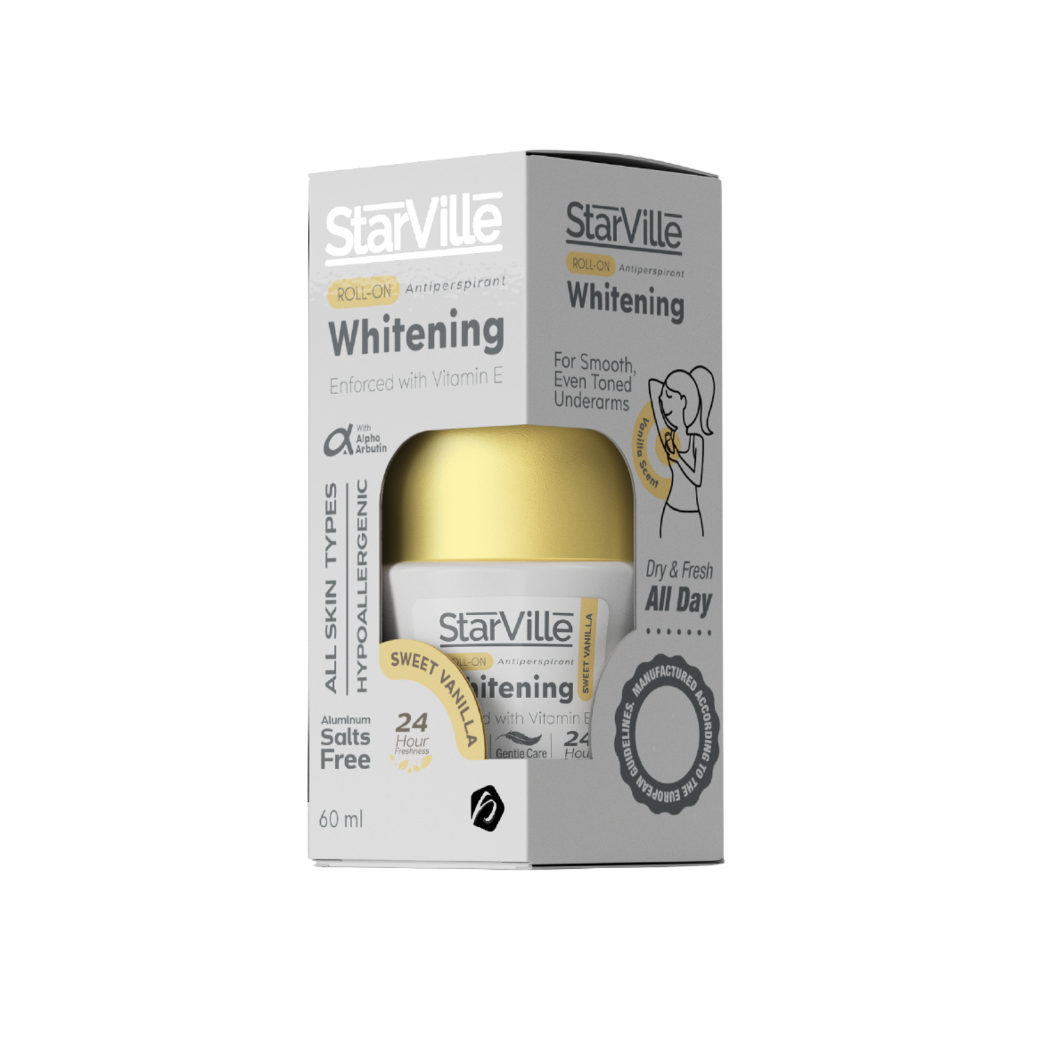 Starville Whitening Roll on Sweet Vanilla 60 ml