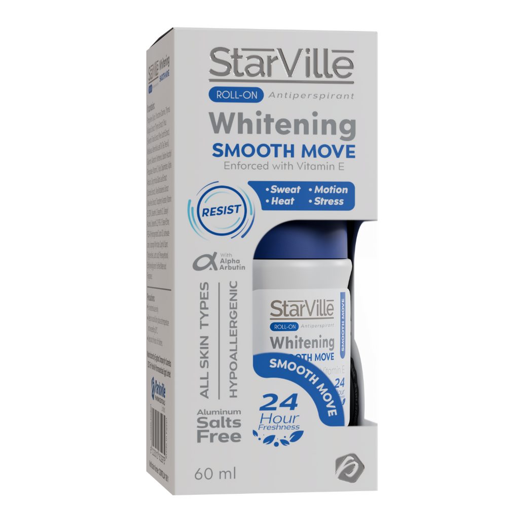 StarVille Roll-on Antiperspirant Whitening Smooth Move 60ml - E Parkville