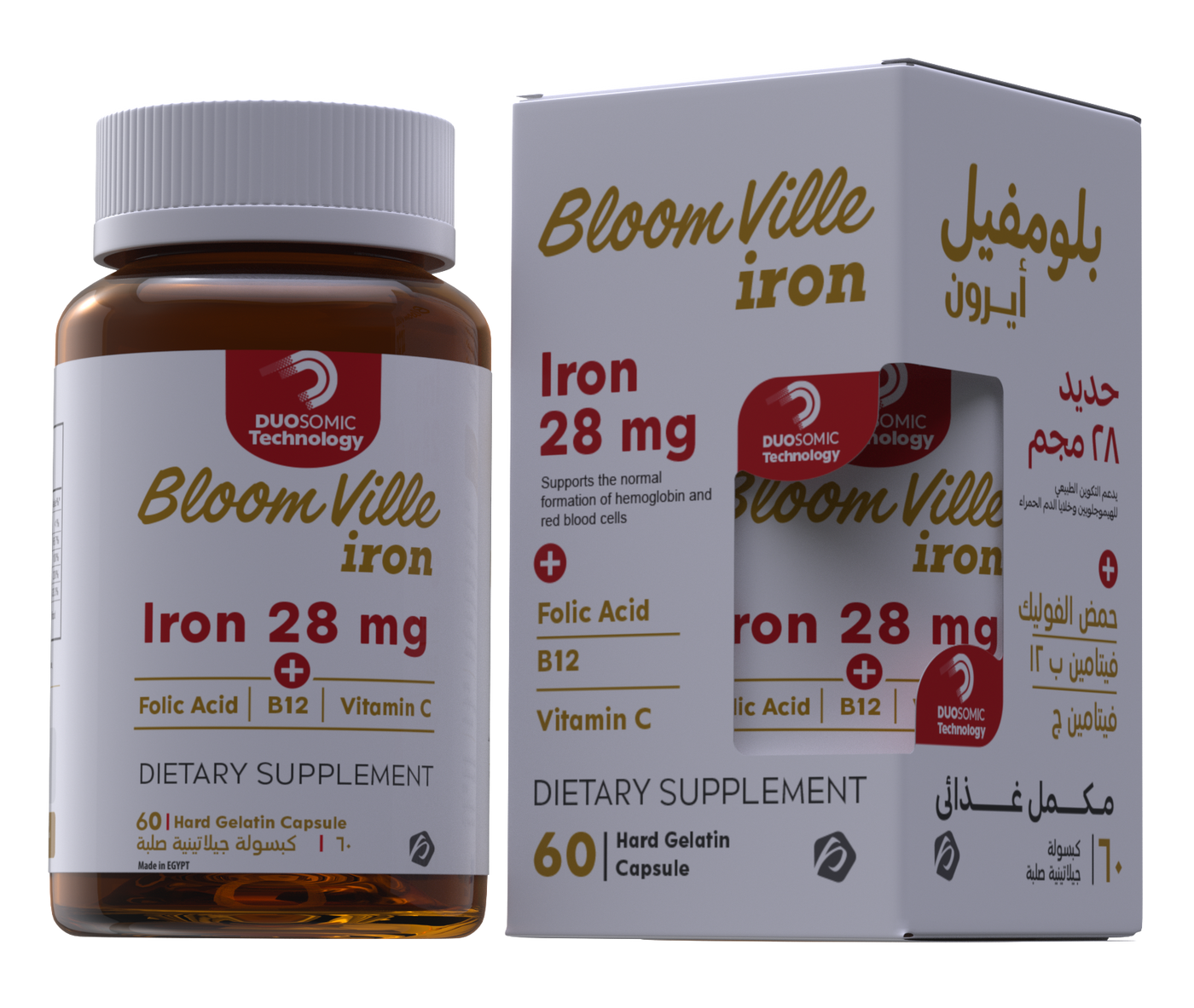 Bloomville Iron Hard Gelatin 60 Capsules - E Parkville
