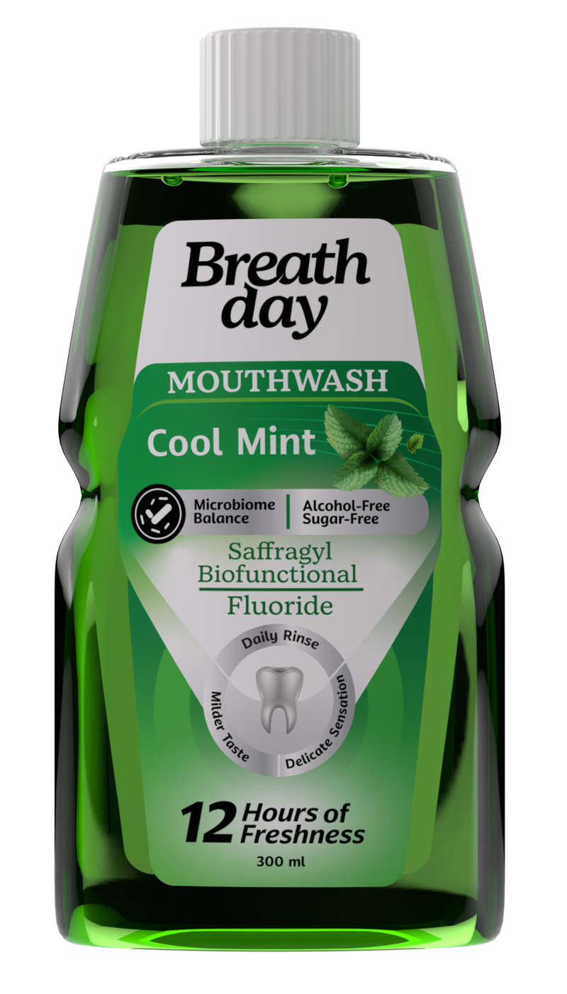 Breath day mouthwash Cool mint 300ml - E Parkville