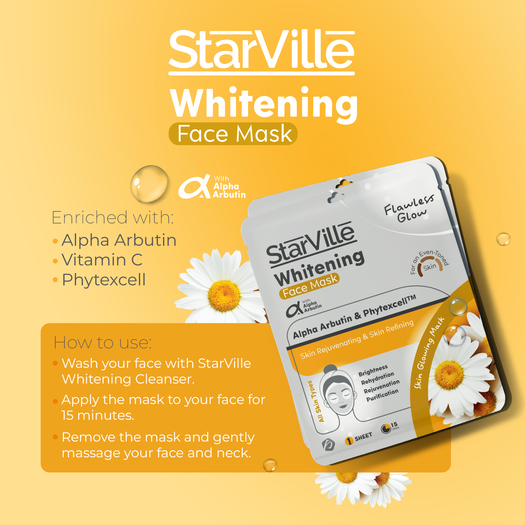 StarVille Whitening Mask Sheet - E Parkville