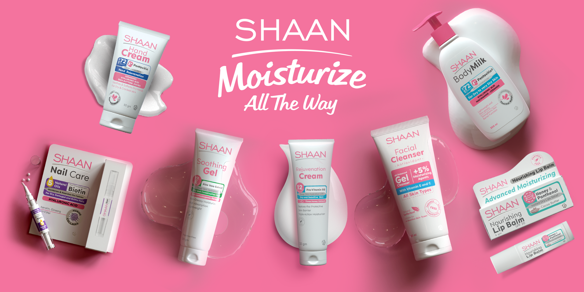 Shaan Complete Dry Skin Care Range