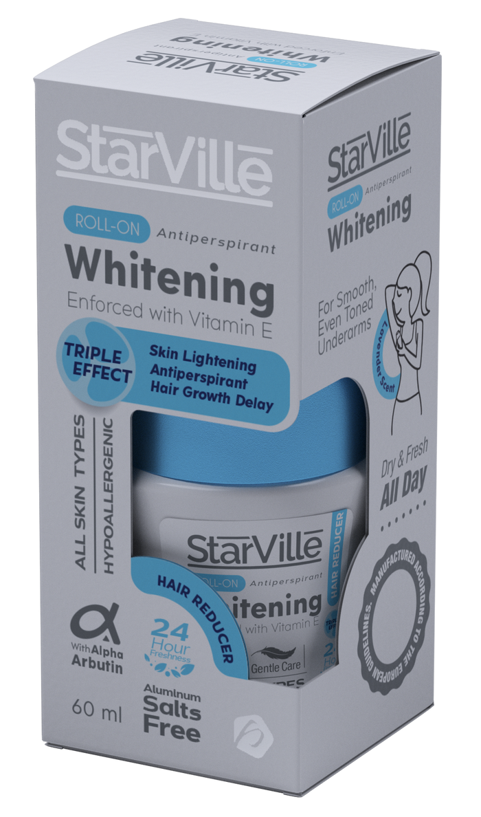 Starville Whitening Roll-On Hair Reducer 60 ml