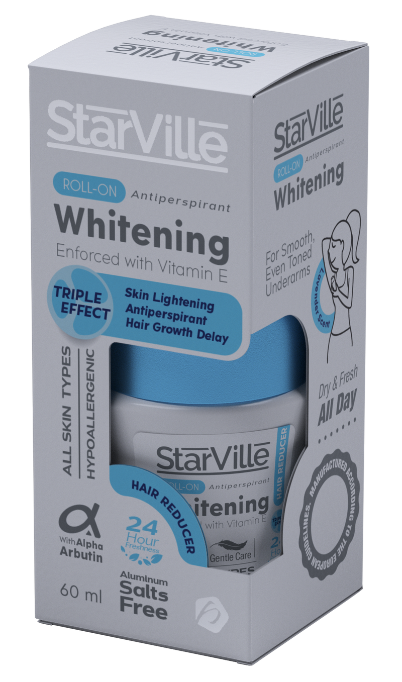 Starville Whitening Roll-On Hair Reducer 60 ml