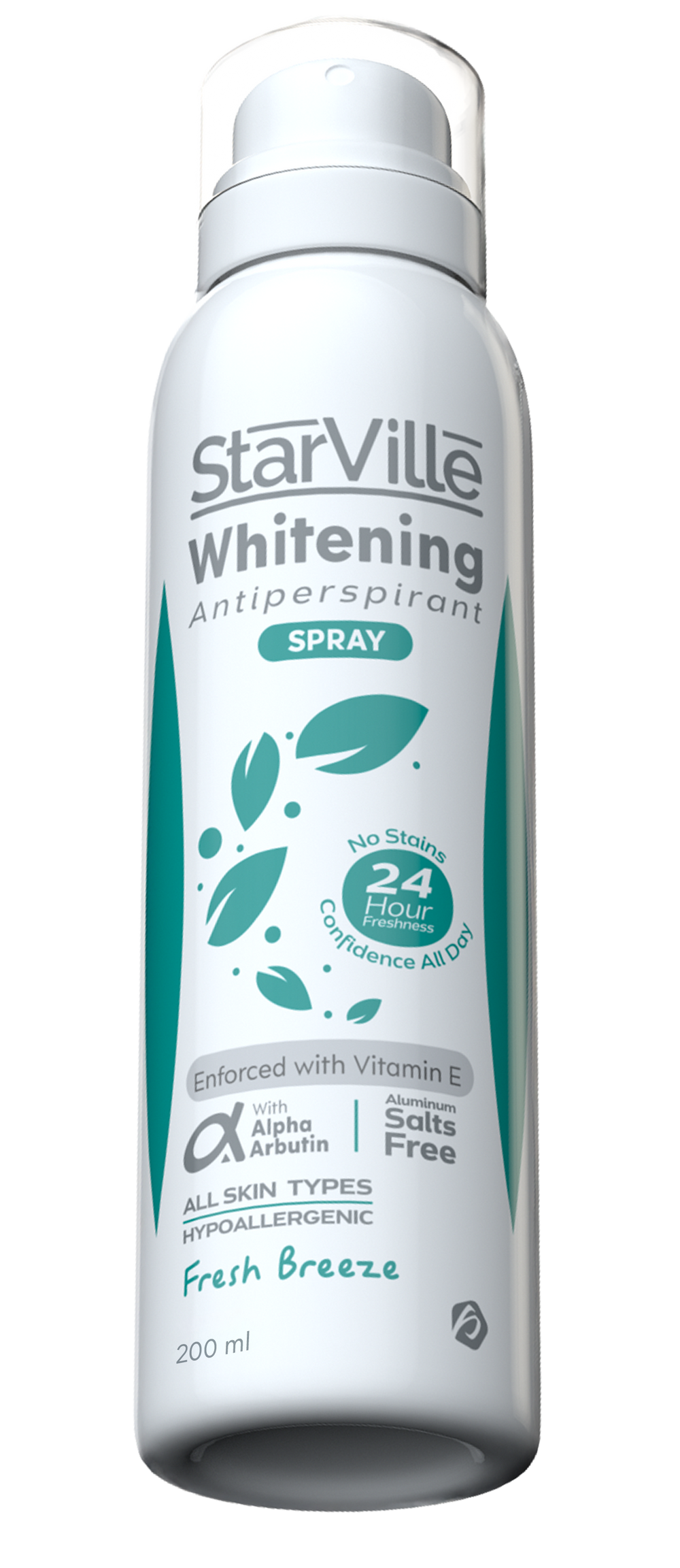 Starville Whitening Antiperspirants Spray Fresh Breeze 200 ml - E Parkville