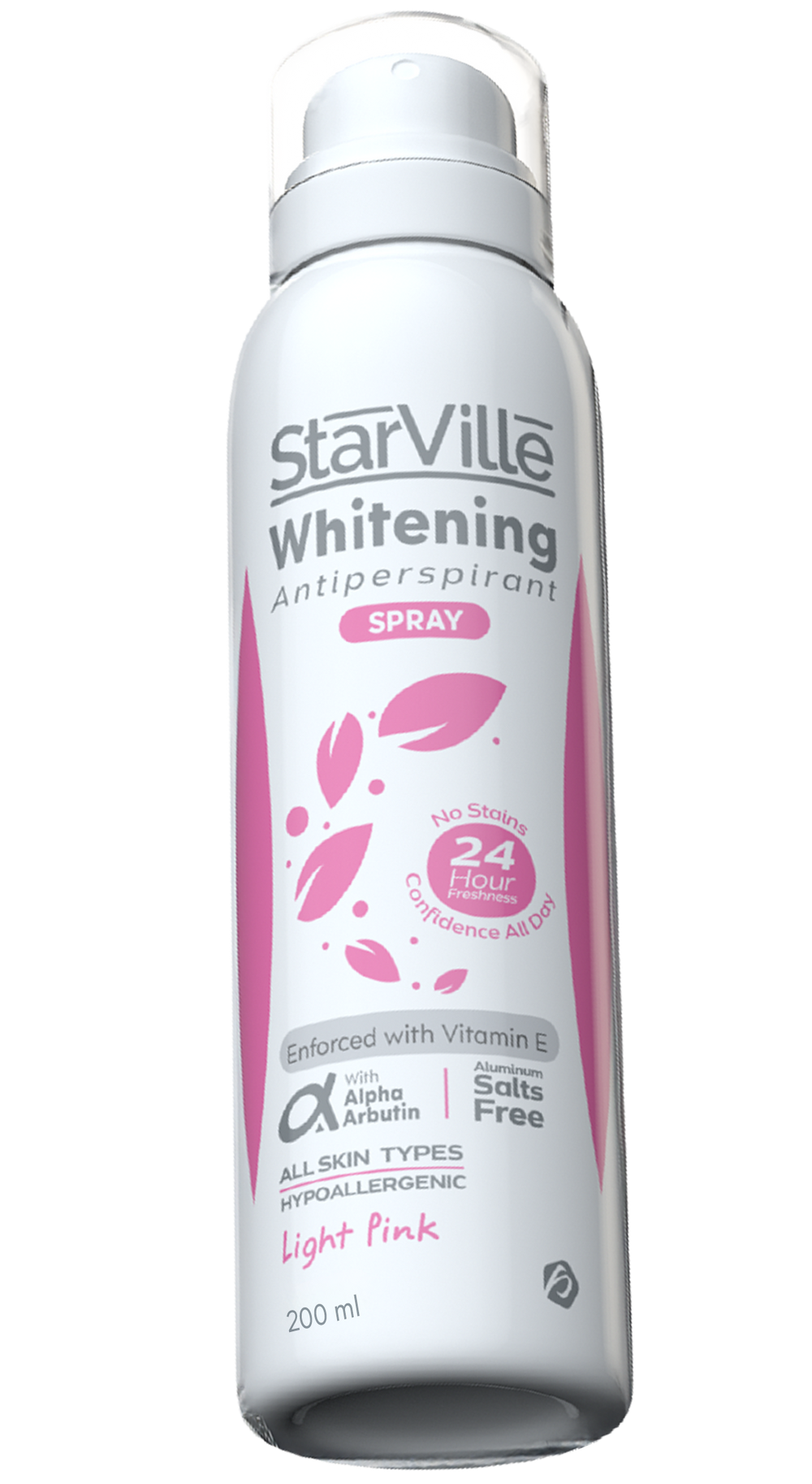 Starville Whitening Antiperspirants Spray Light Pink 200 ml - E Parkville