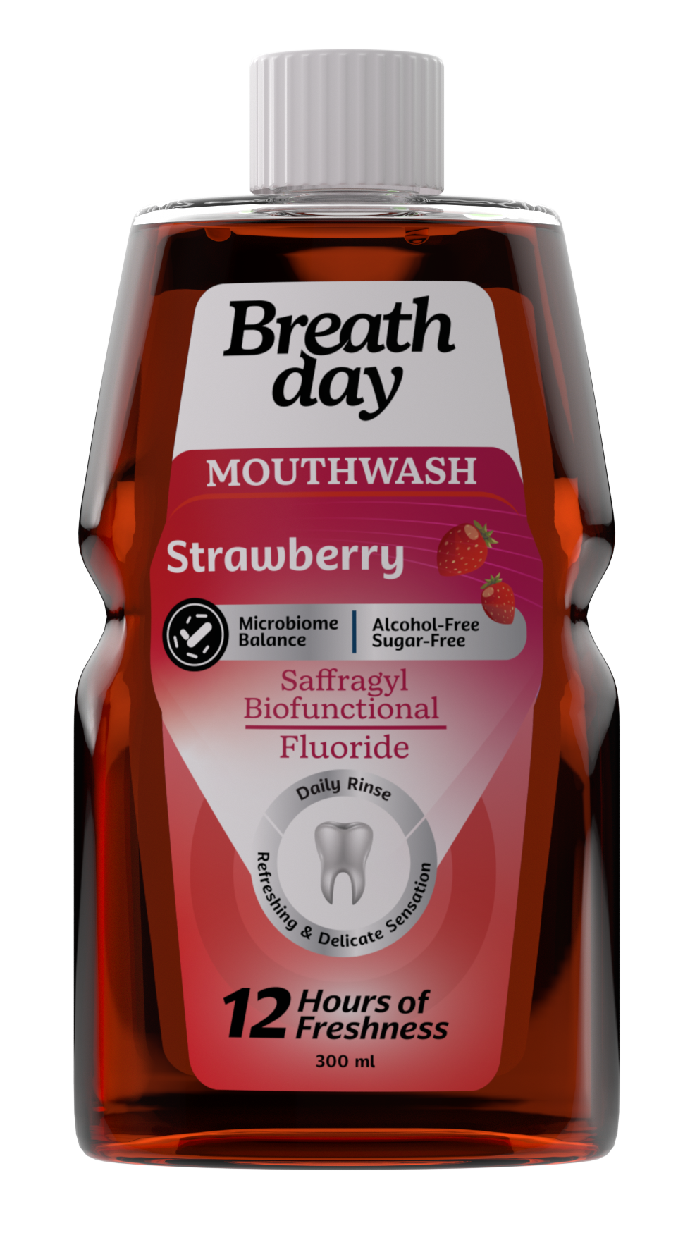 Breath day mouthwash Strawberry 300ml - E Parkville