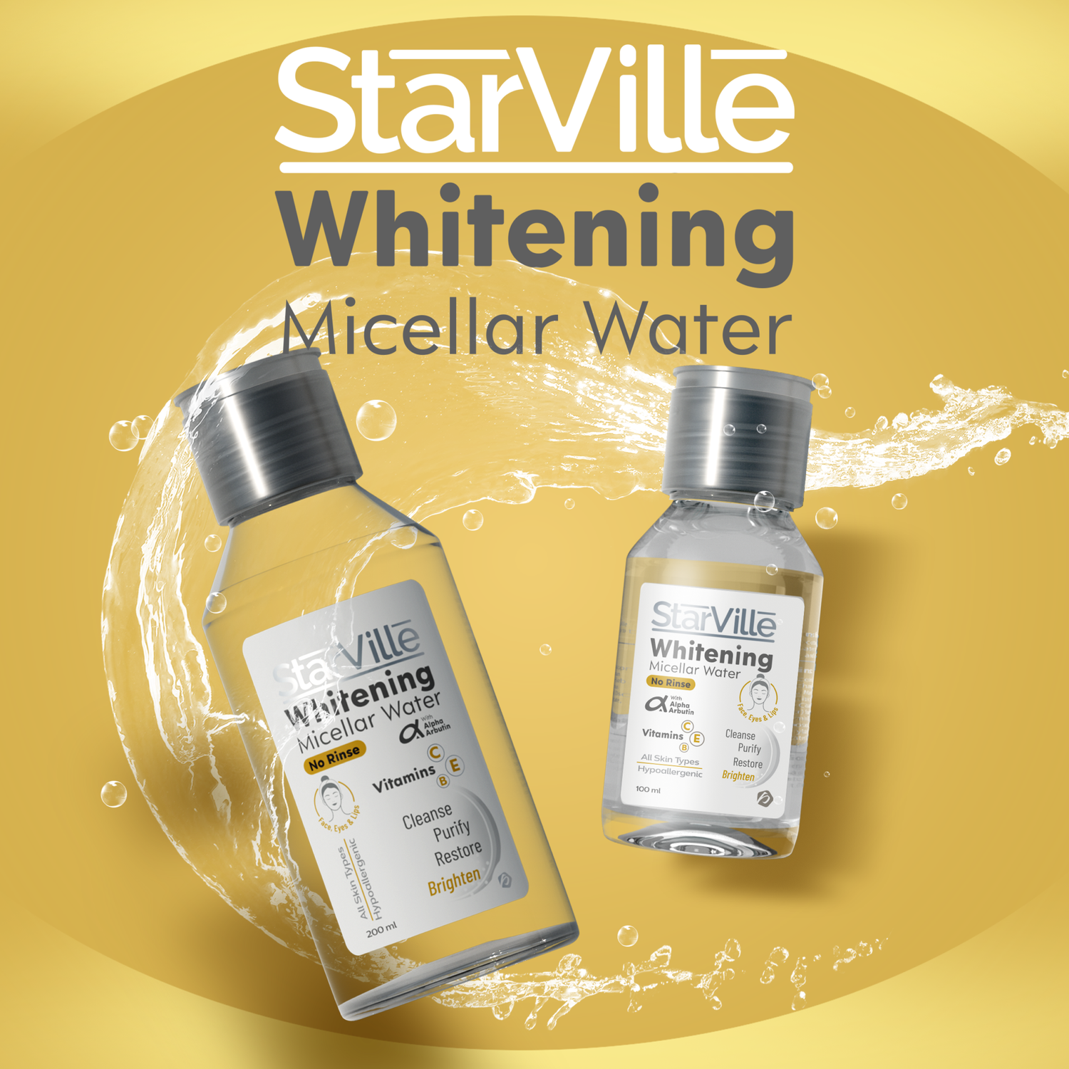 StarVille Whitening Micellar water 100 ml - E Parkville