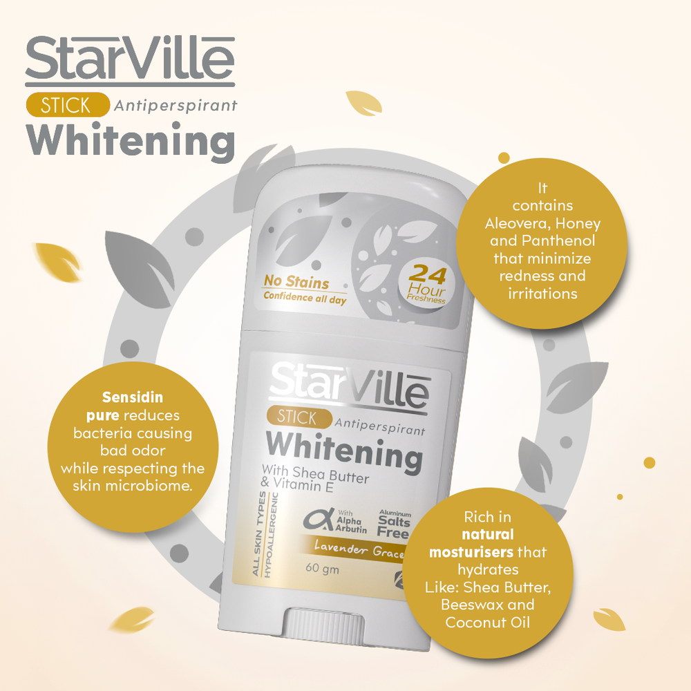 StarVille Whitening Stick Lavender Grace 60 ml - E Parkville