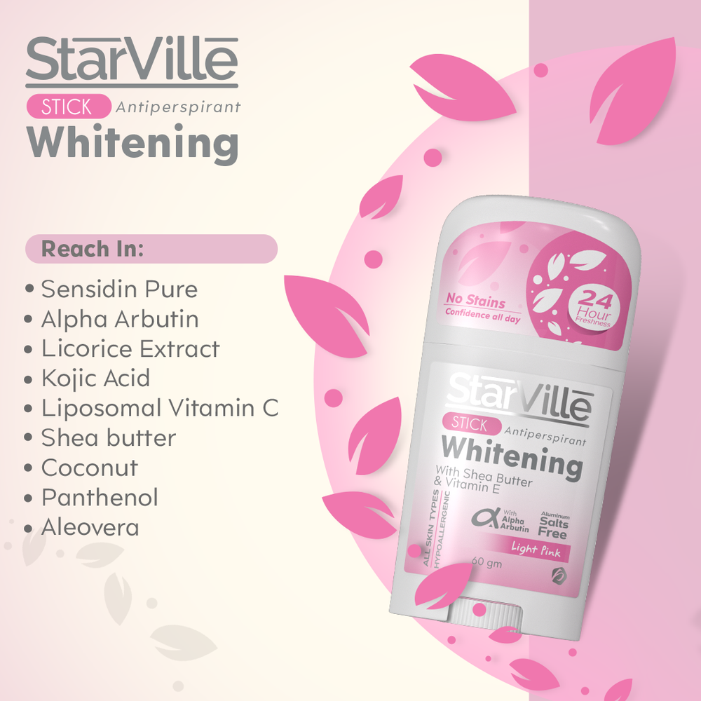 StarVille Whitening Stick Light Pink 60 ml - E Parkville