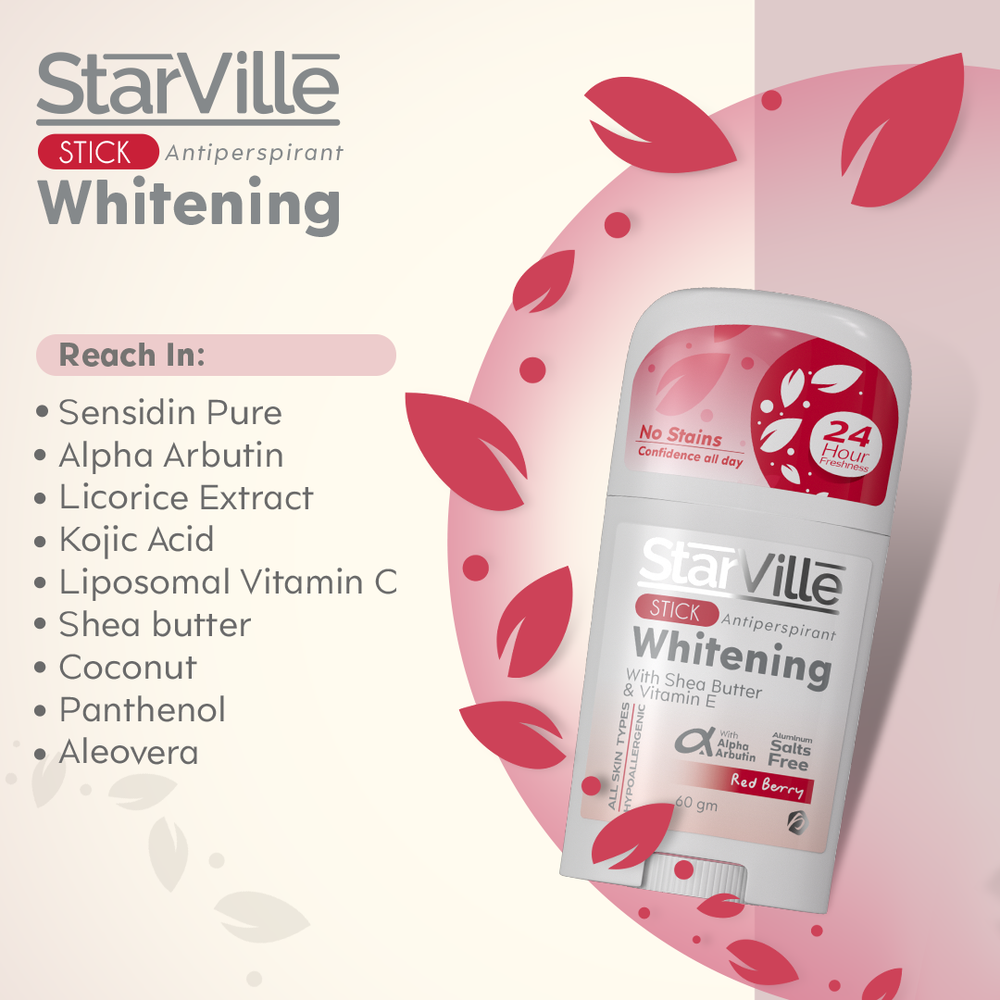 Starville Whitening stick Red Berry 60 ml - E Parkville